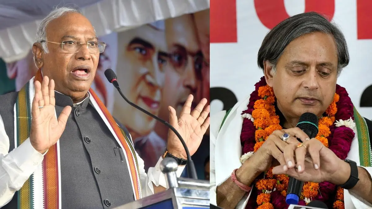 Kharge vs Tharoor on Monday as Cong set for non-Gandhi president after 24 years - The Hindu ...